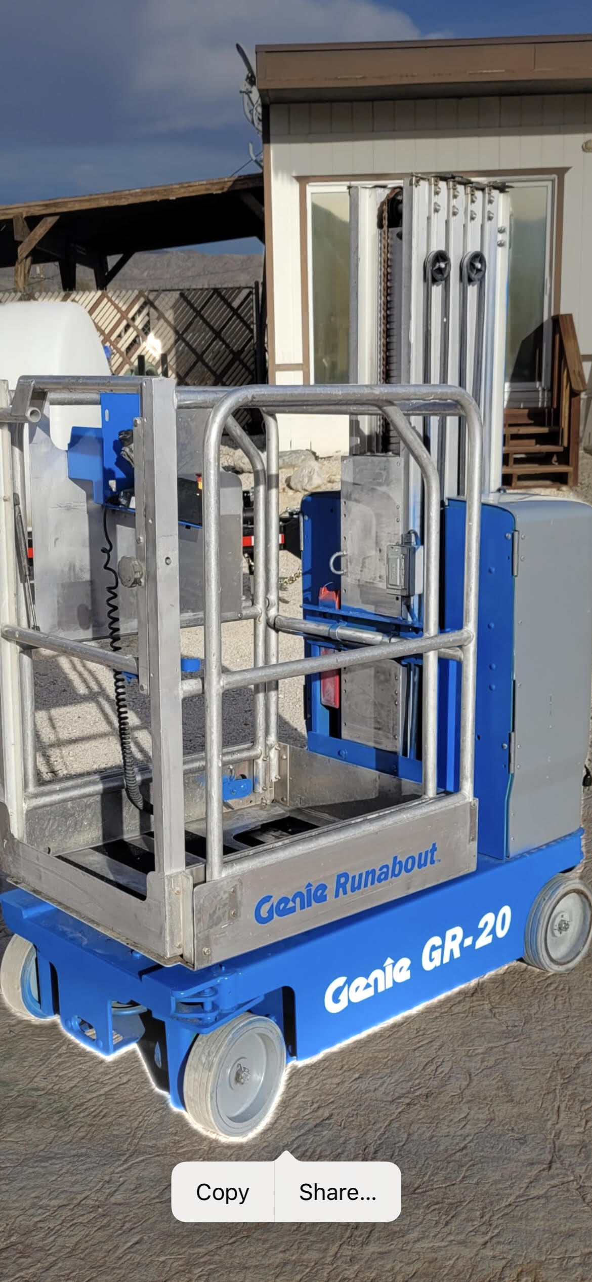 Used 2022 Genie GR20 For Sale in La, CA - 5023975715 - Equipment Trader
