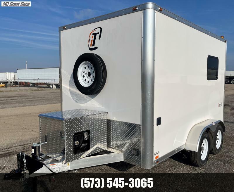 New 2023 Intech Trailers 7 X 12 Fiber Optic Splicing Trailer in O ...